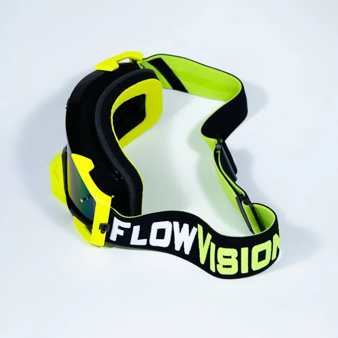 FlowVision™ Rythem™ Motocross Goggle: Black/Flo Yellow — FlowVision ...