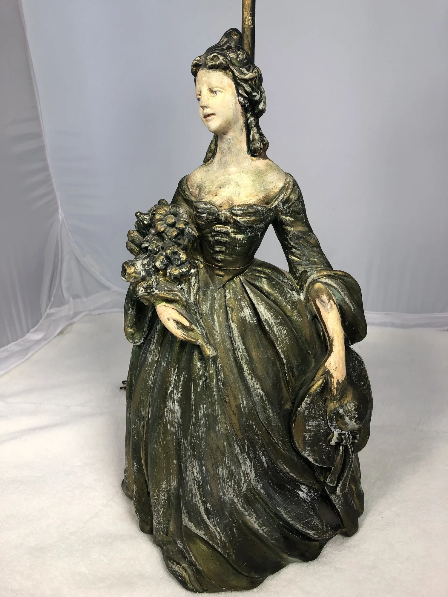 Extra Large Victorian Woman Lamp Victorian Woman Lamp Etsy