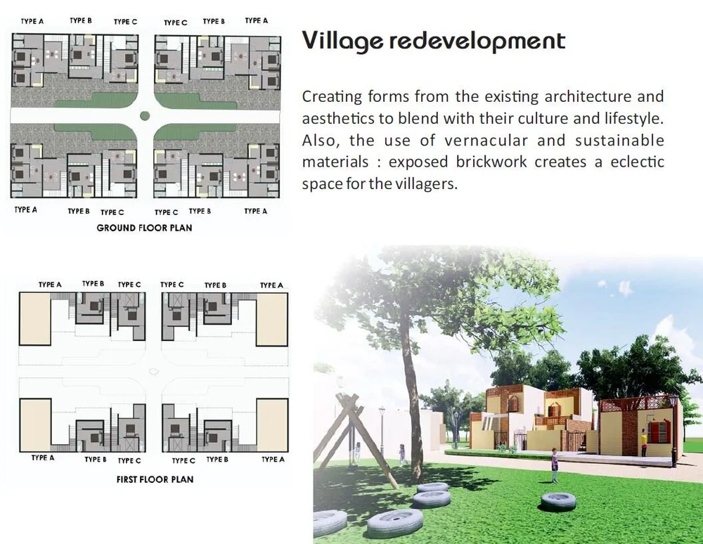 Village Redevelopment India — art Yashika