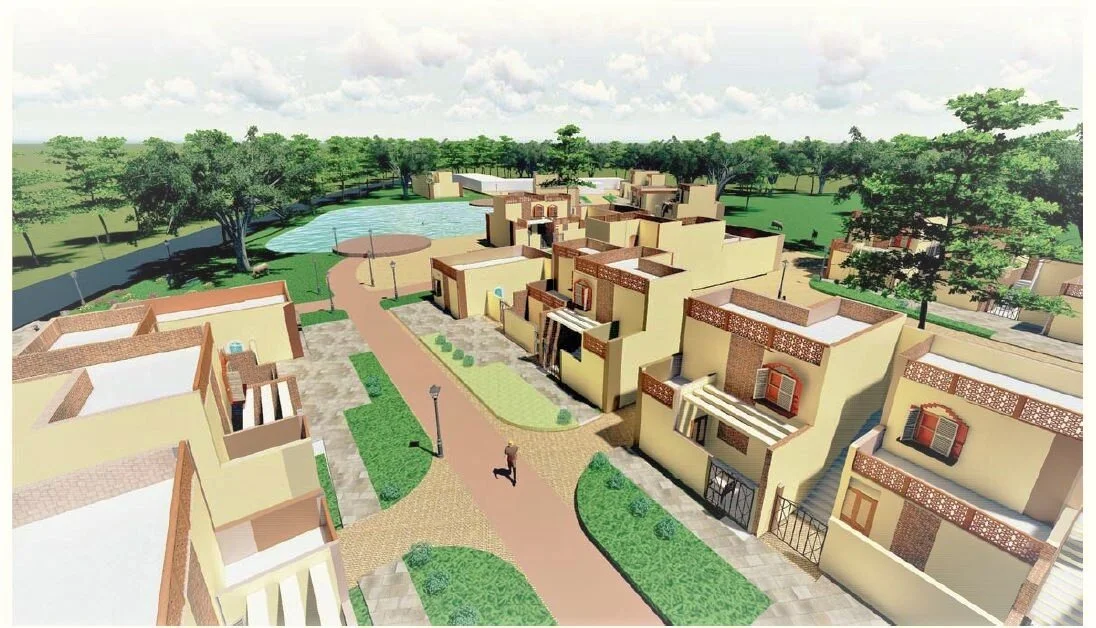 Village Redevelopment India — art Yashika
