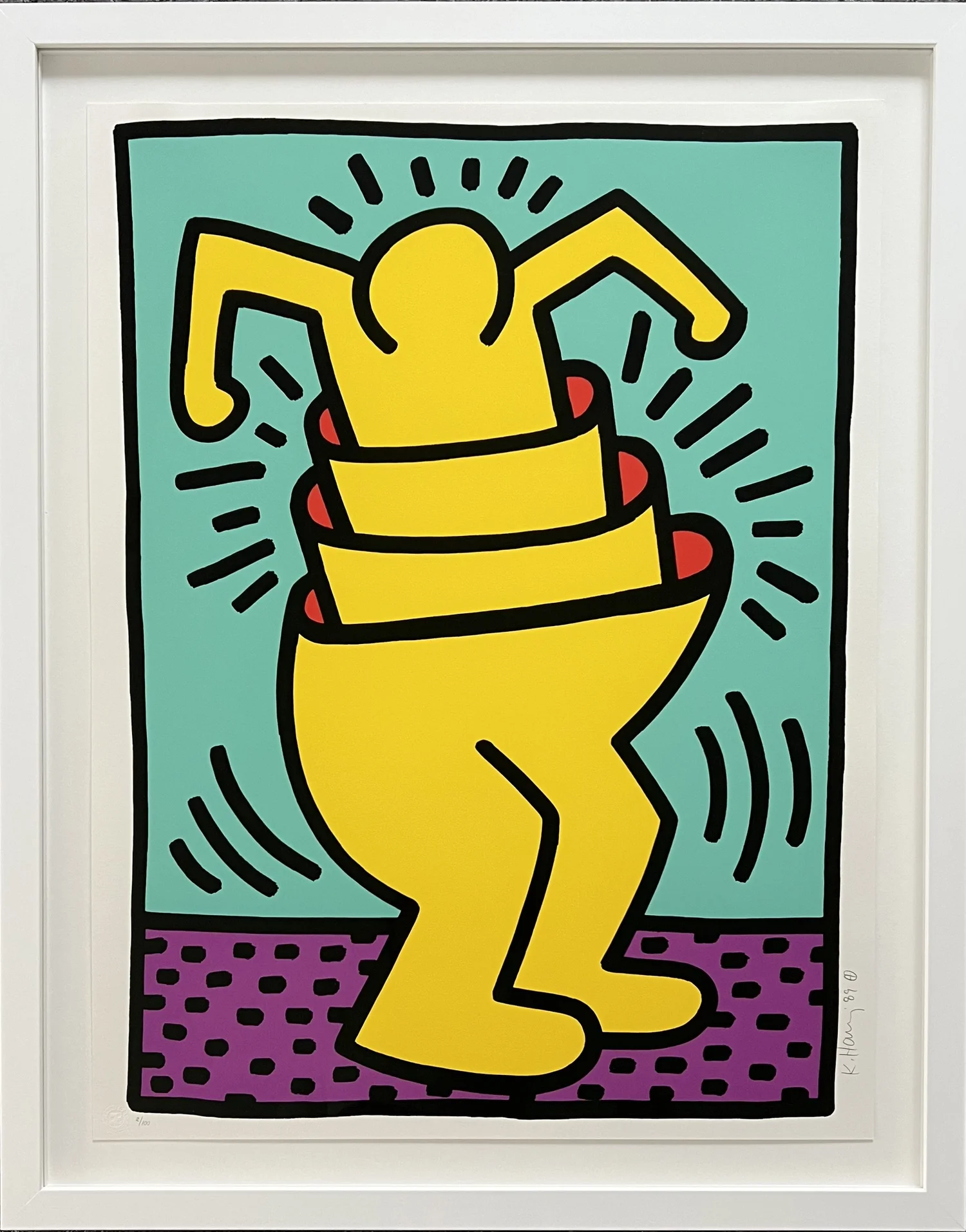 Untitled (Cup Man) - Keith Haring