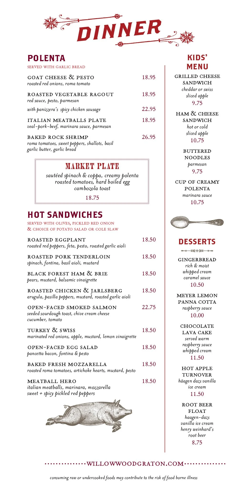 Macaroni Grill Lunch Menu