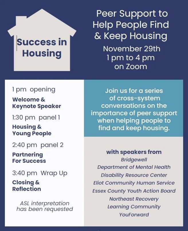Peer Support to Find and Keep Housing — namicentralmiddlesex