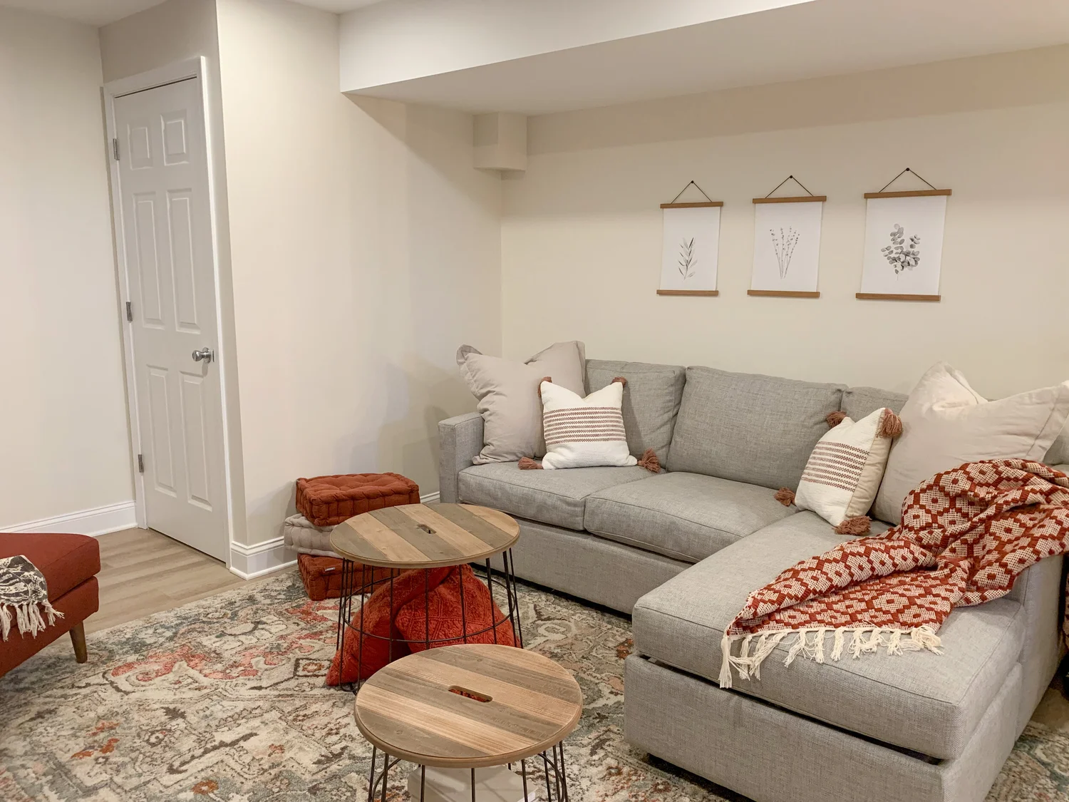 Room Reveal - Basement Family Room and Sports Bar — Grey Noll Designs