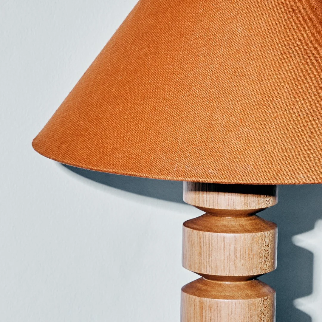 Pillar Table Lamp Rust — ts makers