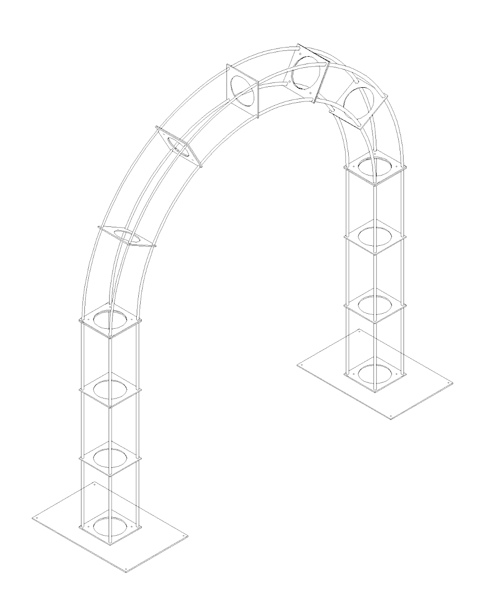 LUNA Foam Free Arch — FIESTA FLORA - Sunshine Coast Wedding Florist