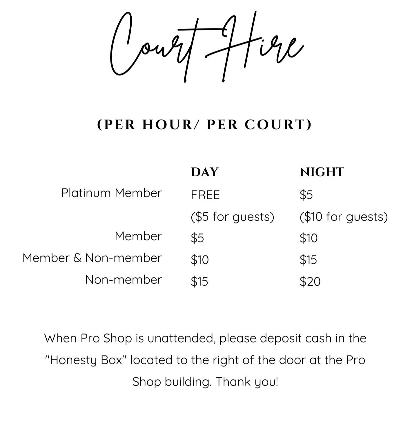 Book a Court — Premier Tennis