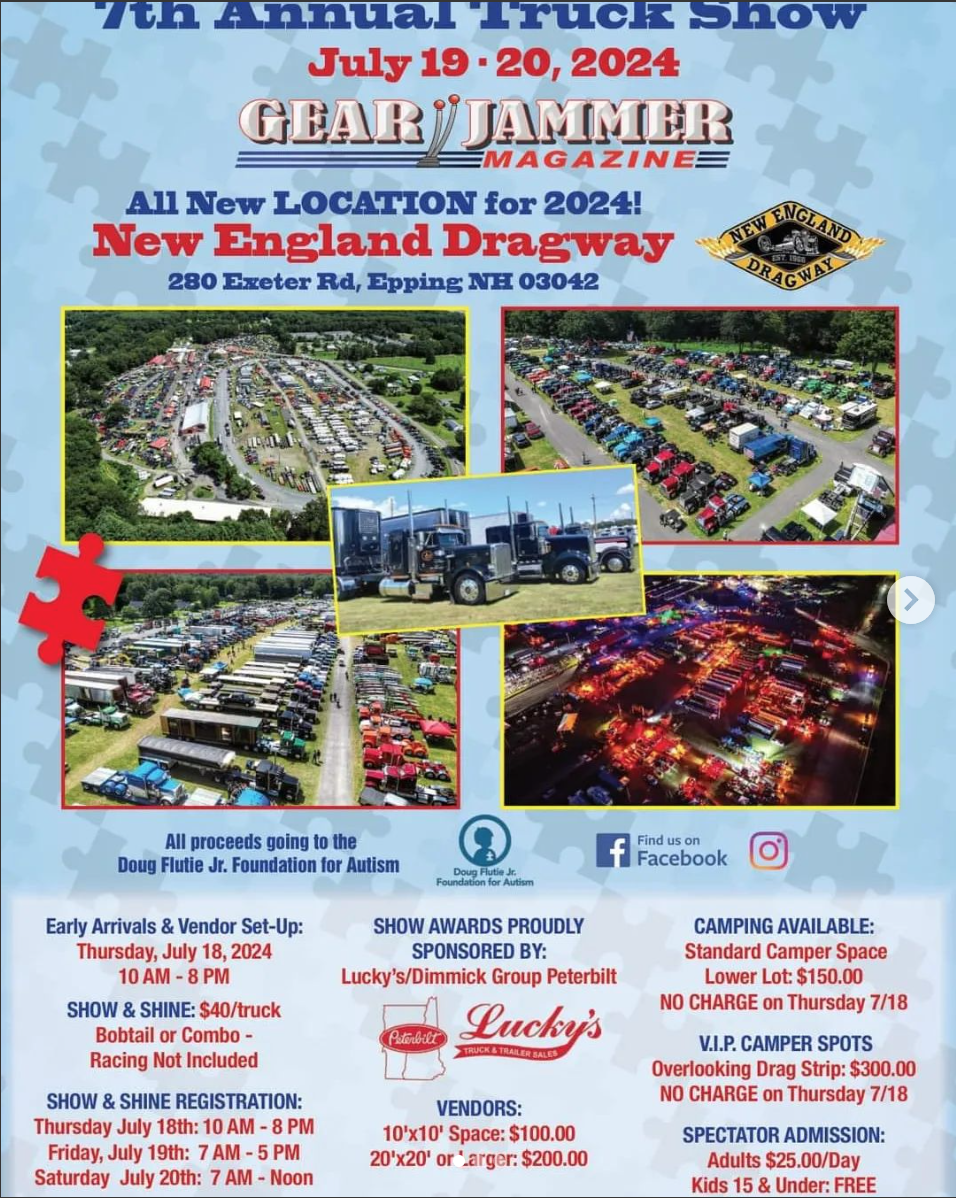 7th Annual Gear Jammer Truck Show — Miss Flatbed Red