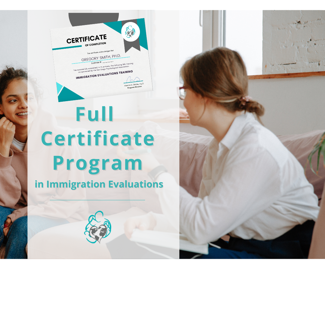 Immigration Evaluation Training for Mental Health Clinicians