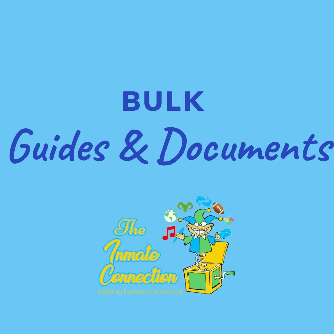 Inmate gifts inmate profiles — The Inmate Connection | Keeping Inmates ...