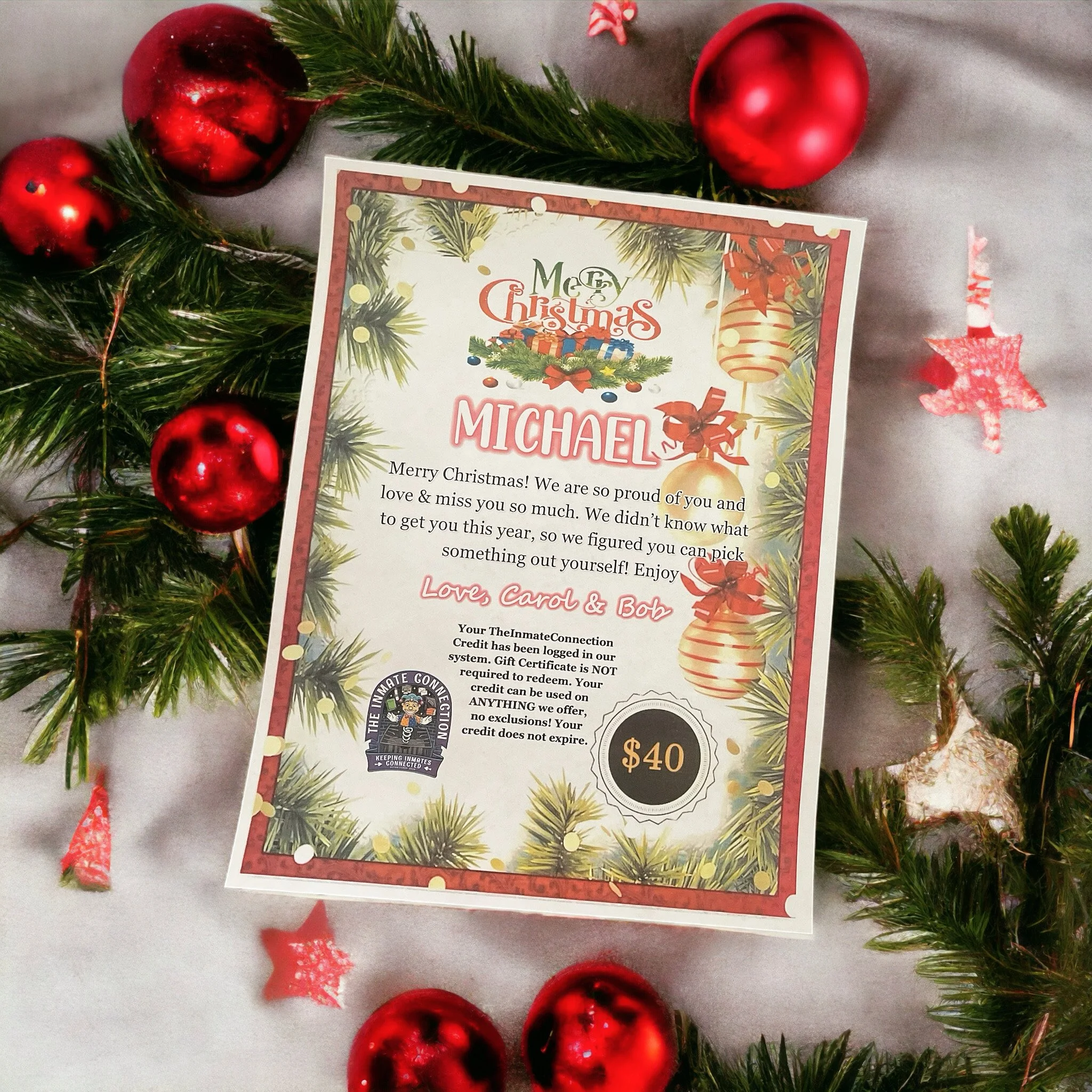 Inmate gifts inmate profiles — The Inmate Connection | Keeping Inmates ...