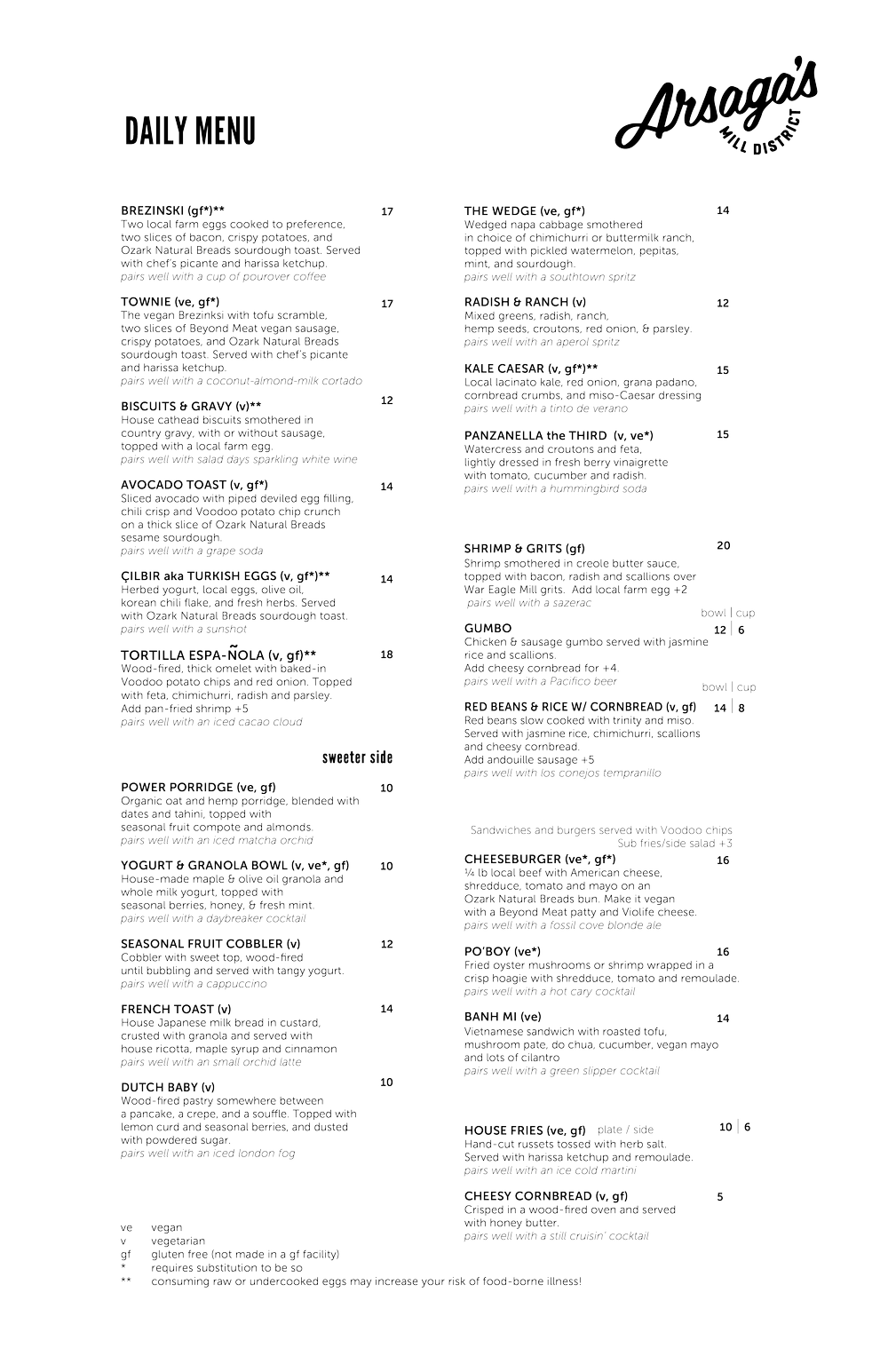 Arsaga's Mill District — Arsaga's Coffee Roasters