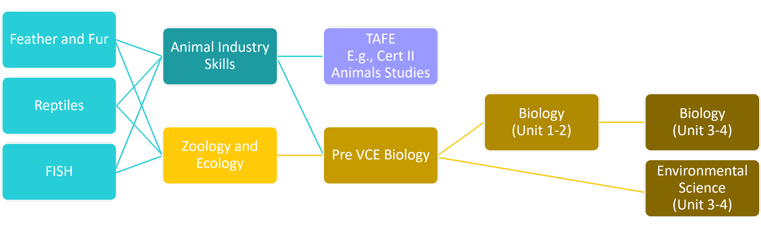 Animals Pathways — TC Subject Selection Handbook