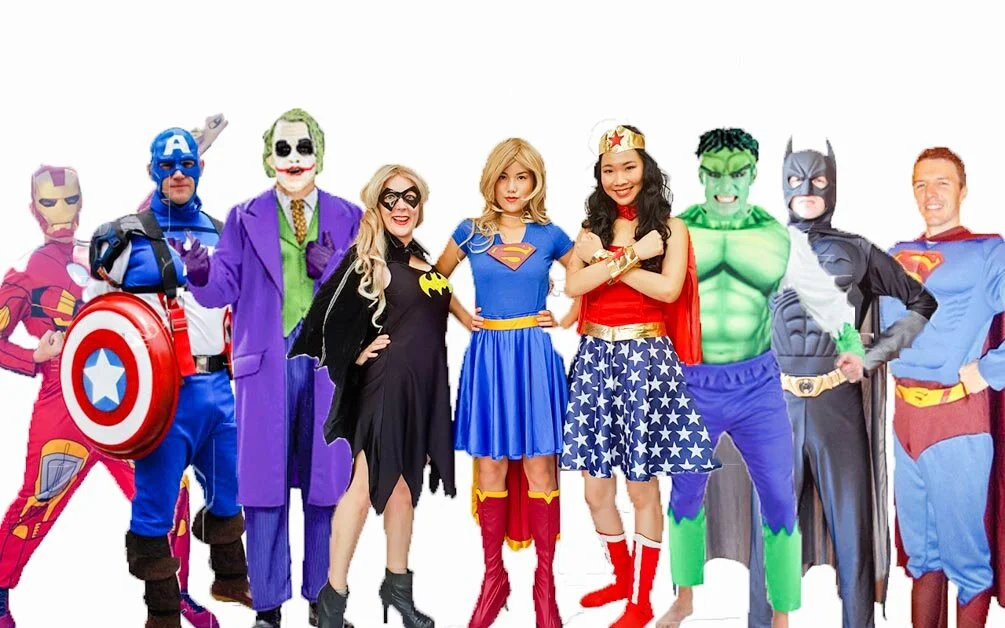 Mascots - Superheroes — Fantasy Parties