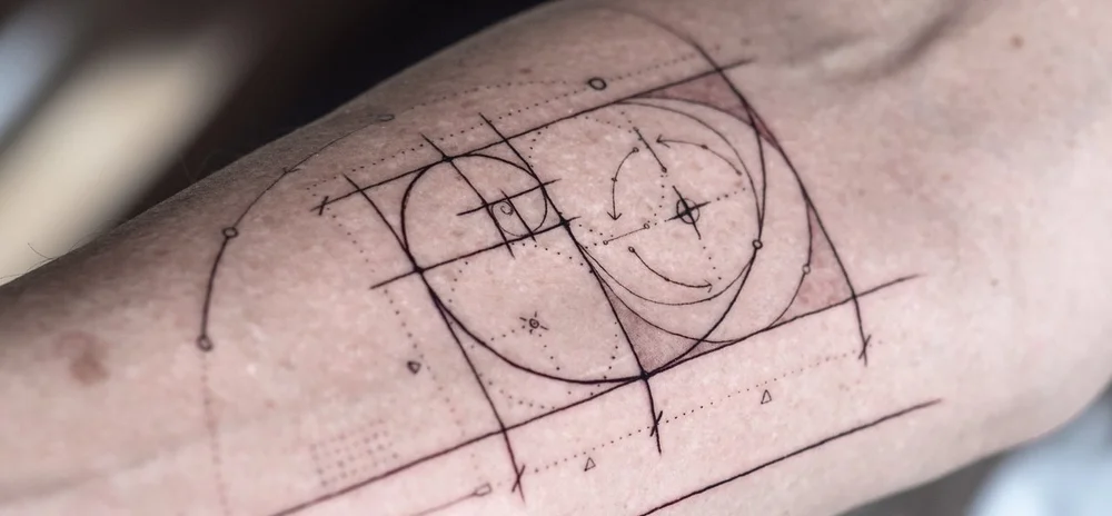 Golden Ratio Tattoo Fibonacci Golden Ratio Tattoo