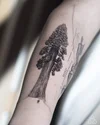 Sacred Steps: Fine Line Geometric Tattoo in Los Angeles — 1MM Tattoo Studio
