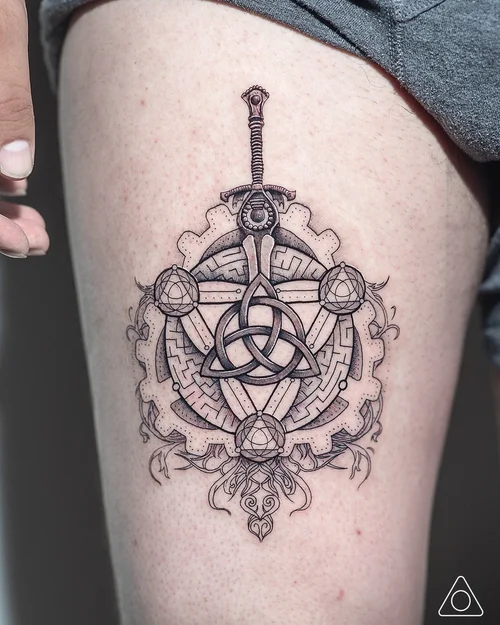 Elden Ring Biomechanical Tattoo Art: A Fusion of Game Design and Sacred ...