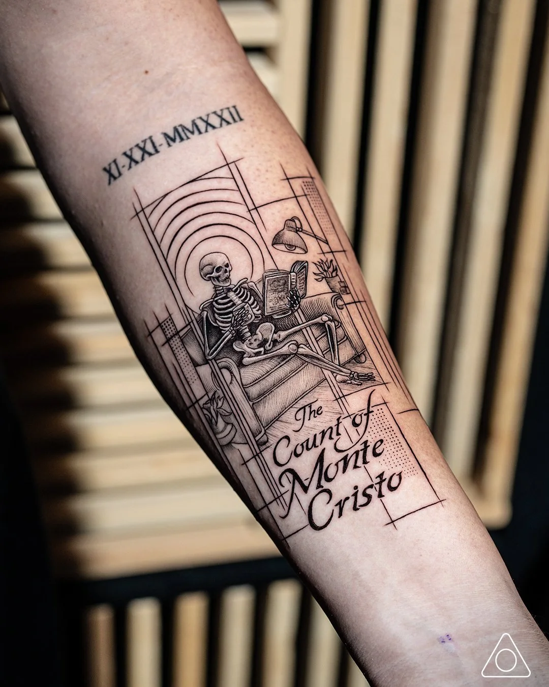 Monte Enlightenment Tattoo - Fine Line Geometric Art by Los Angeles ...