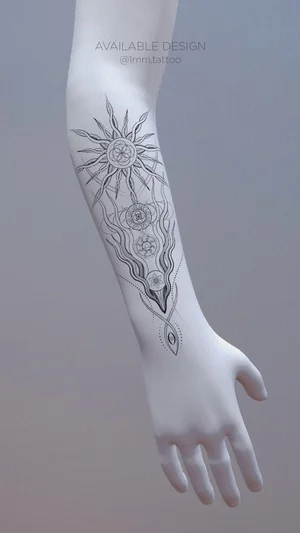 Rising Star Sacred Geometry Tattoo Art by Tattoo Artist in Los Angeles ...