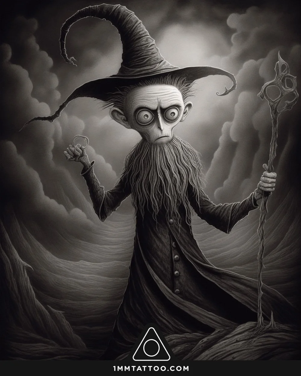 Whimsical Wizard Tattoo Art | Expert Tattoo Artist in Los Angeles — 1MM ...