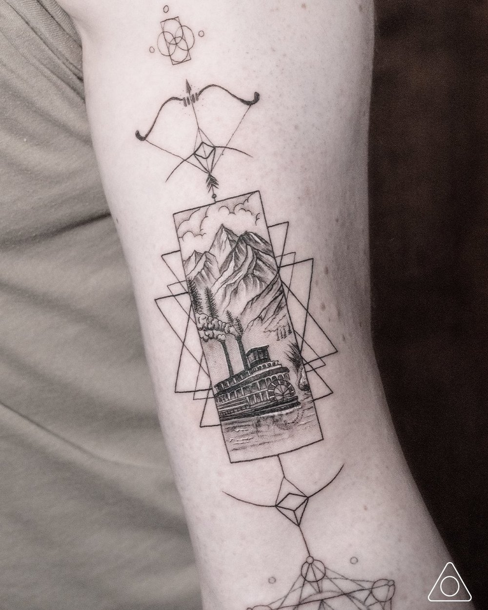 Enduring Sentinel Tattoo | A Fusion of Strength & Growth by a Los ...