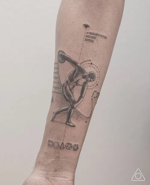 THE DISCUS THROWER — 1MM Tattoo Studio