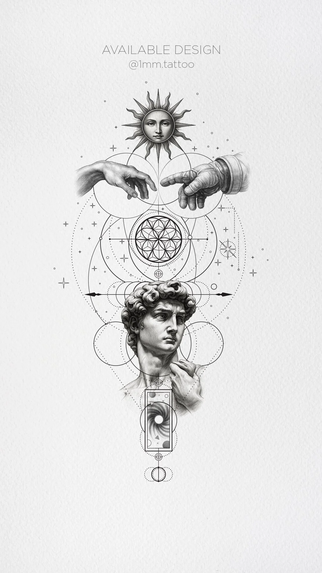 Astral Covenant Tattoo Design – Fine-Line Tattoo Art by Tattoo Artist ...