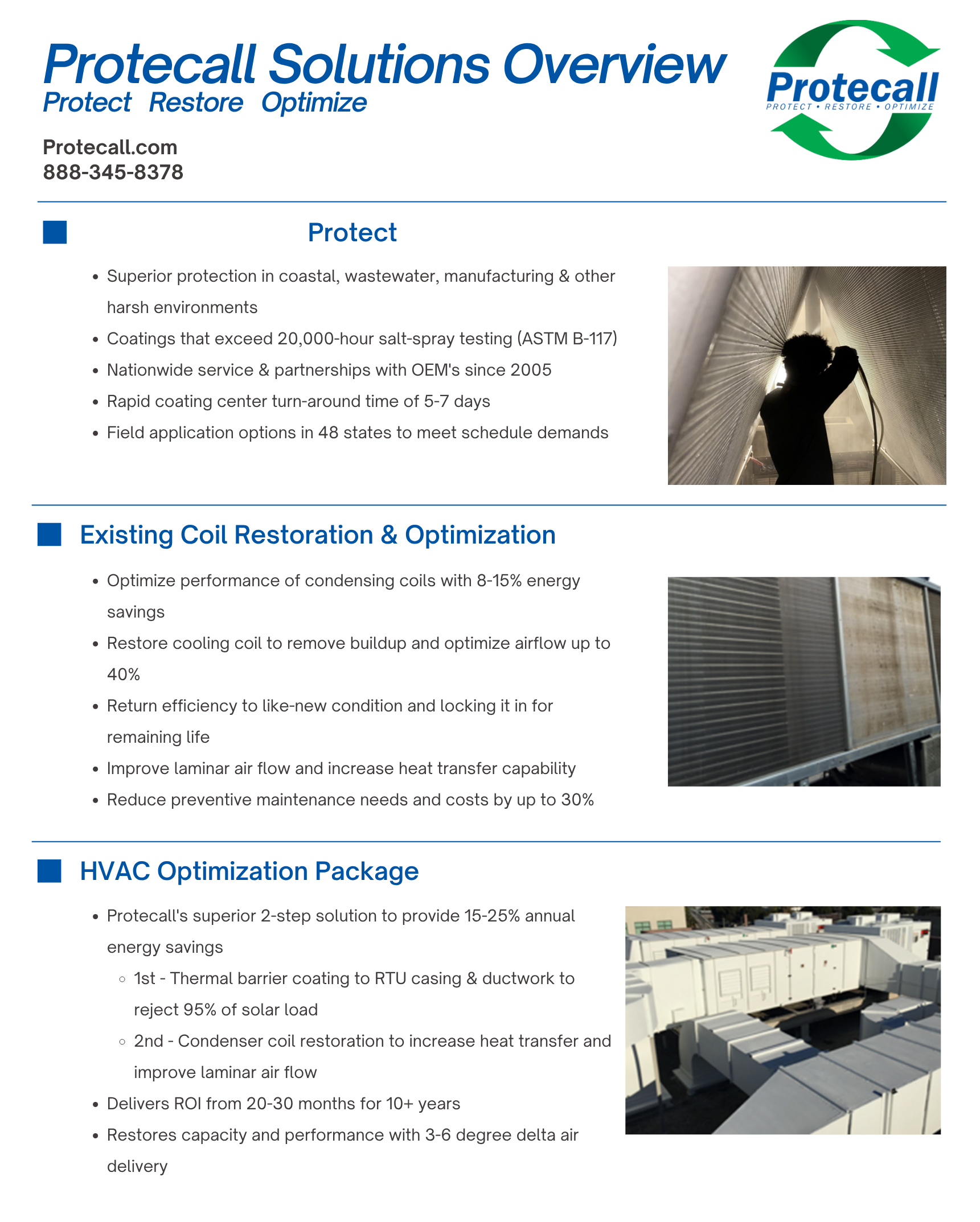 HVAC Solutions — Protecall HVAC Coatings