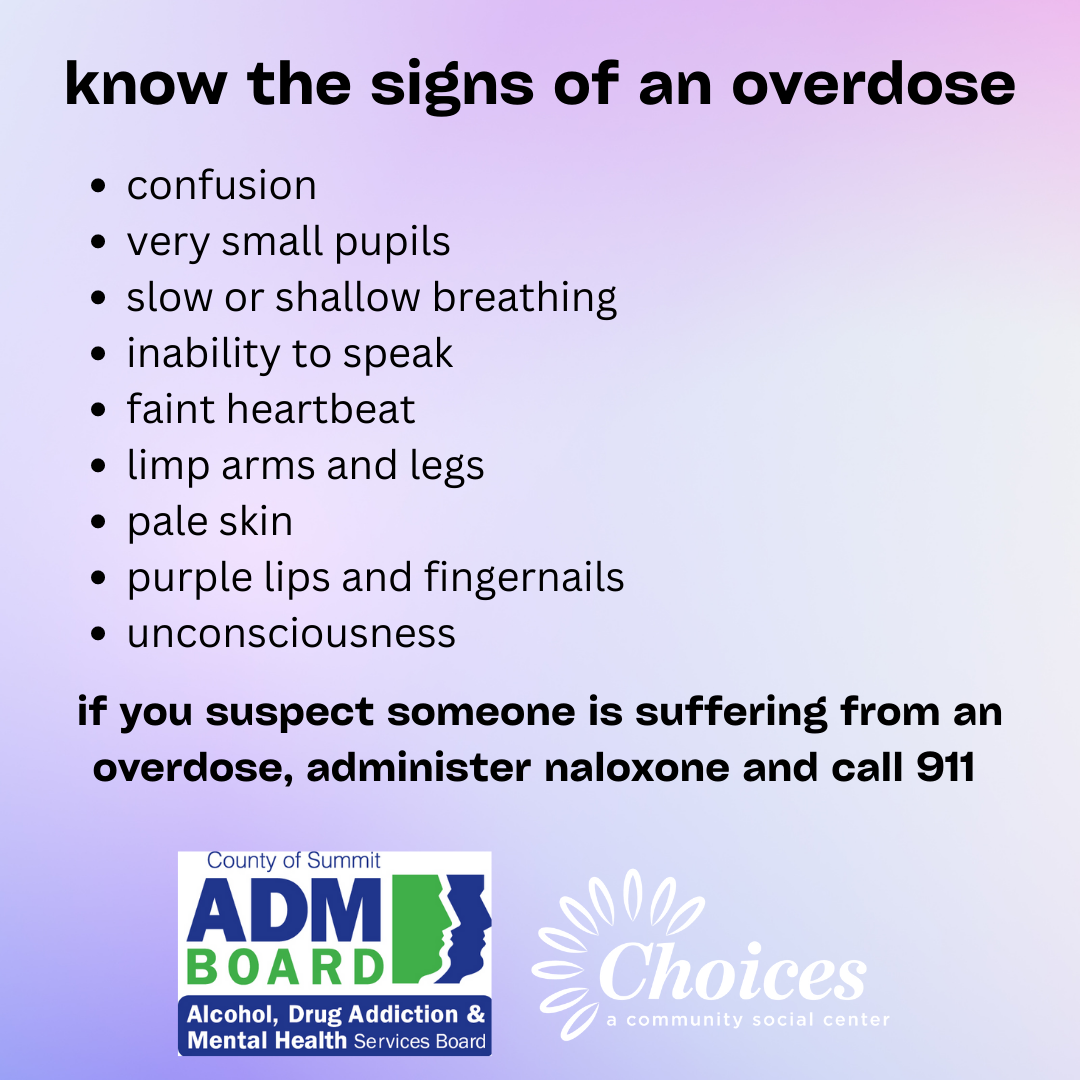 Overdose Awareness, Signs, and Prevention — Choices