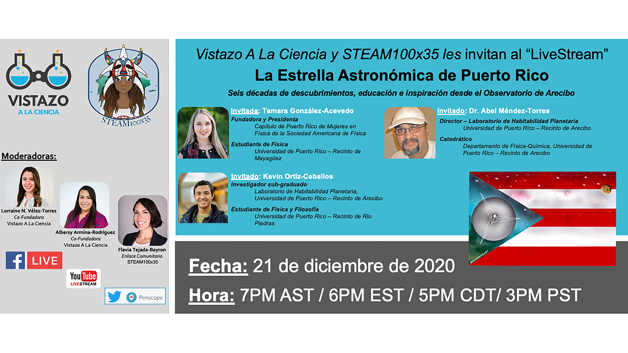 La Estrella Astronómica de Puerto Rico — Vistazo A La Ciencia