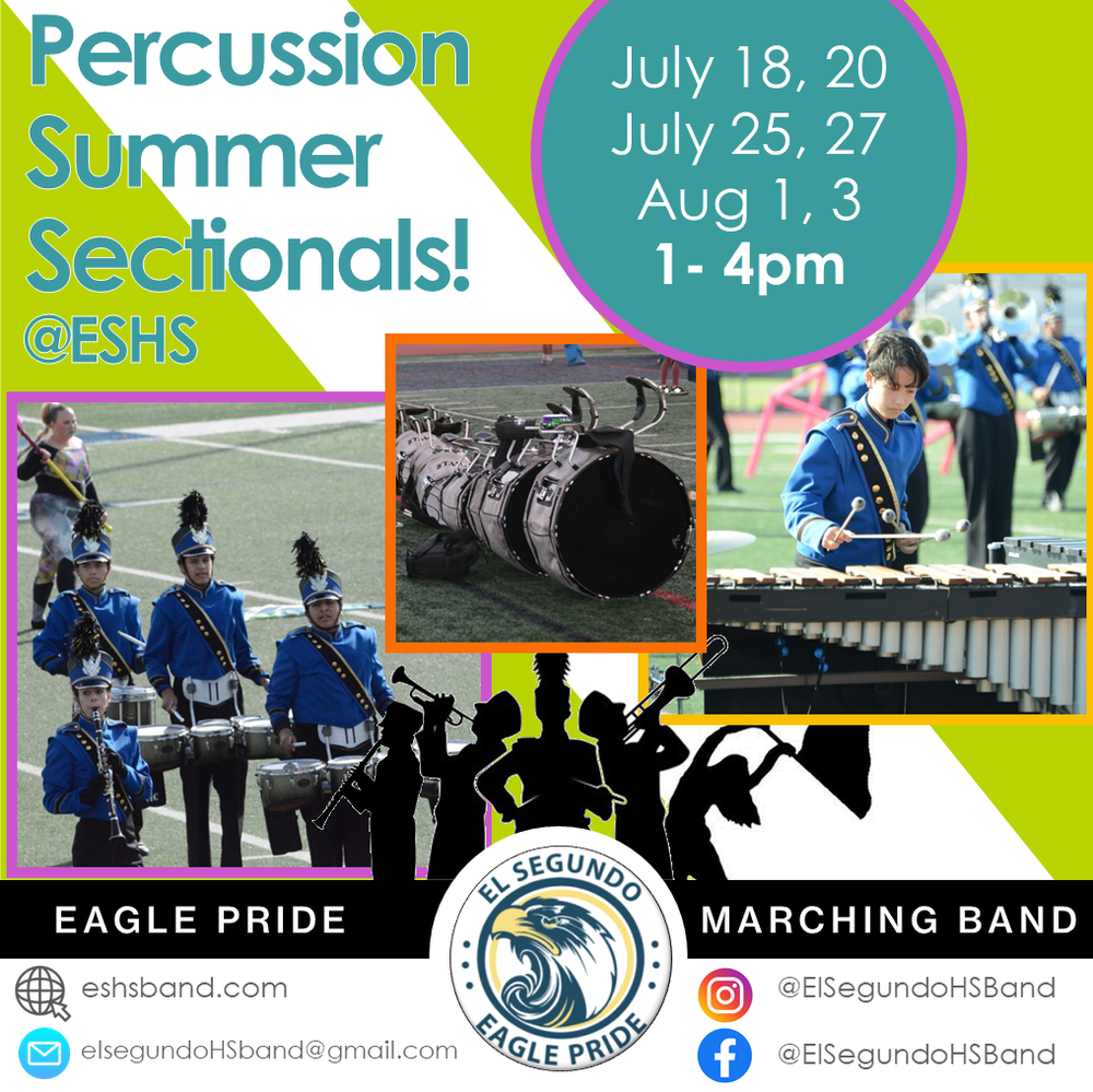 2023 Percussion Summer Sectionals — ESHS Band