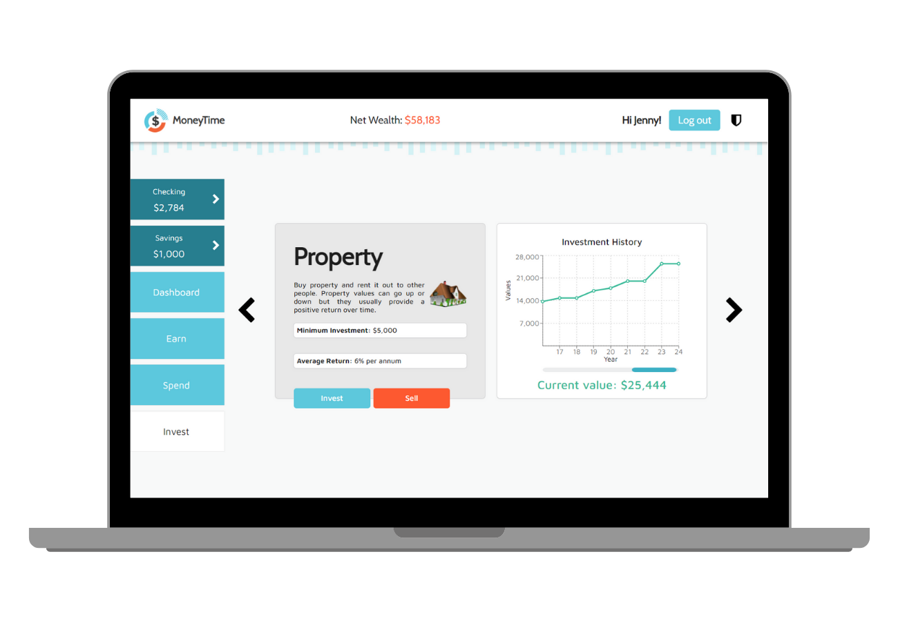 Fun Money Management Game for Kids — MoneyTime | Online Financial ...