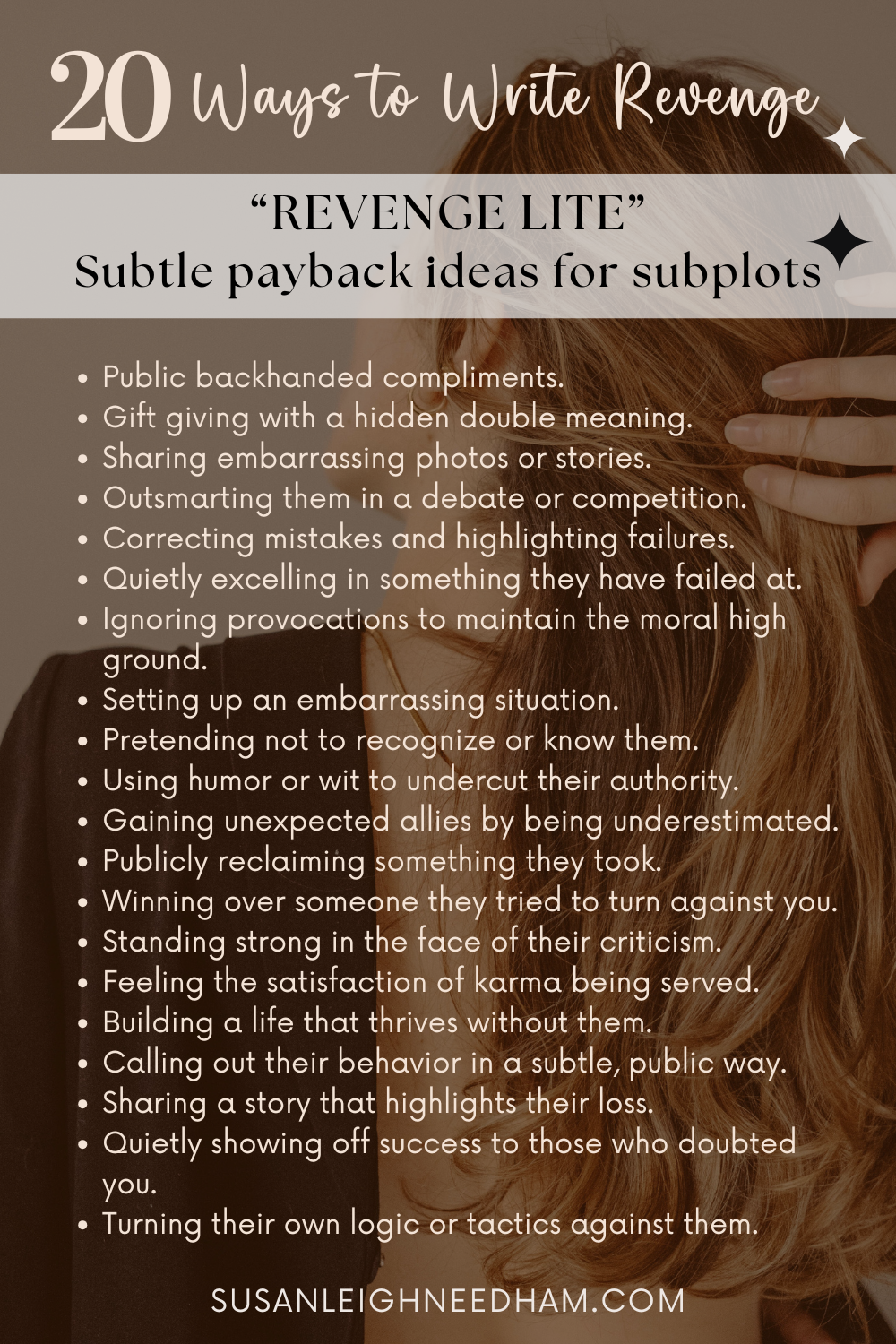 120 Revenge Story Ideas | Susan Leigh Needham