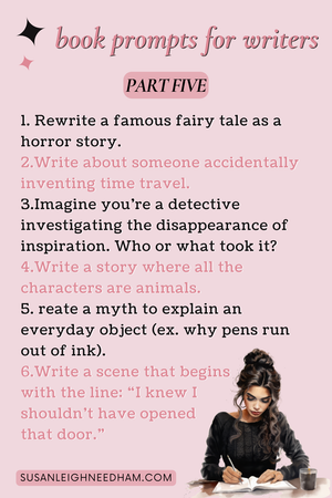 30 Prompts to Help Fiction Writers Find Their Voice | Susan Leigh Needham