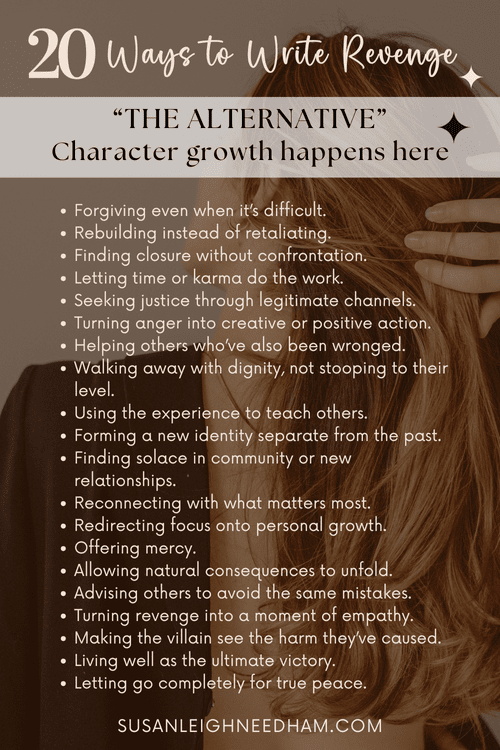 120 Revenge Story Ideas | Susan Leigh Needham