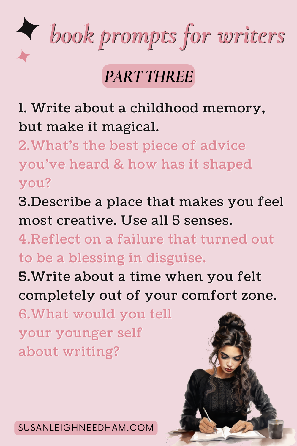30 Prompts to Help Fiction Writers Find Their Voice | Susan Leigh Needham