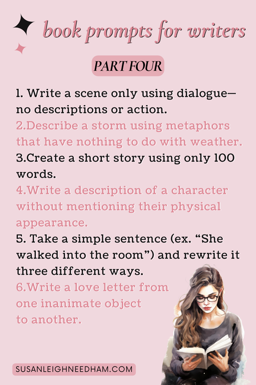 30 Prompts to Help Fiction Writers Find Their Voice | Susan Leigh Needham