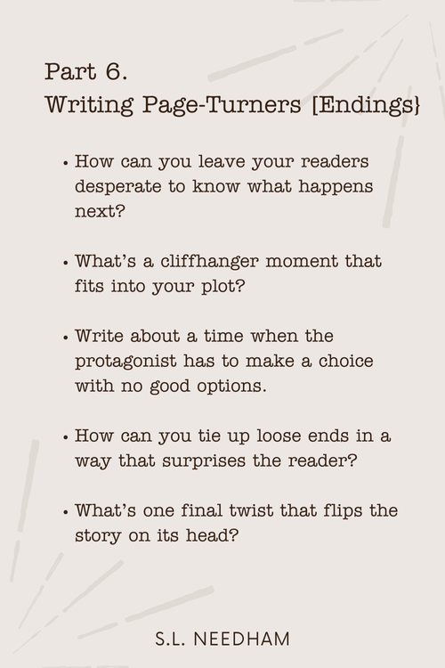 60 Prompts for Writing Plots Full of Page-Turning Tension | Susan Leigh ...