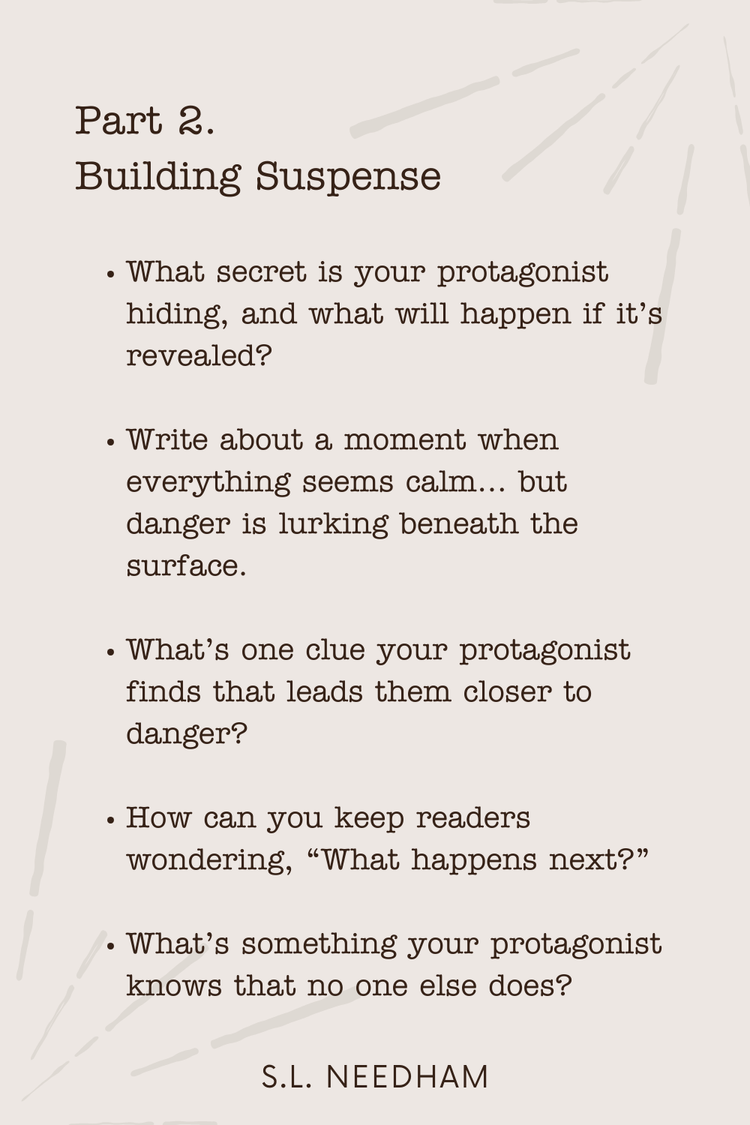 60 Prompts for Writing Plots Full of Page-Turning Tension | Susan Leigh ...