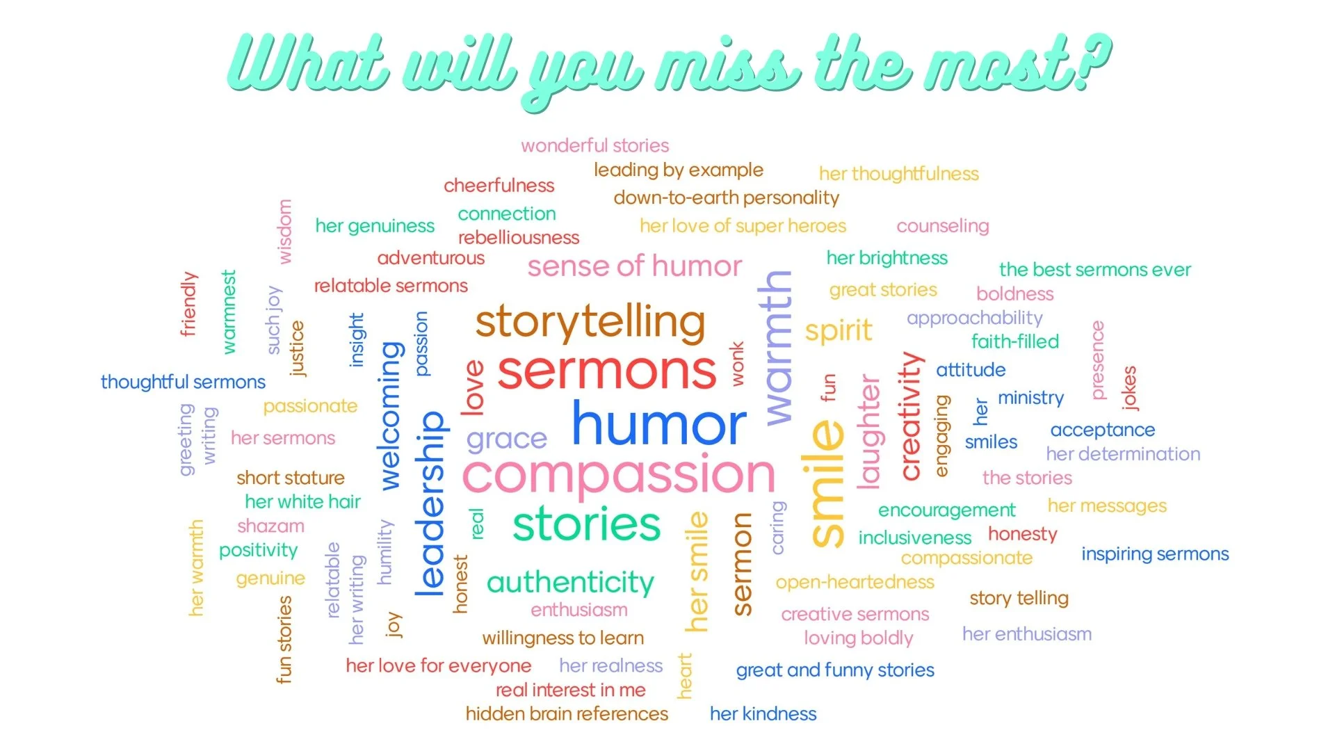 Pastor Melissa’s Last Sunday — First United Methodist Church of ...