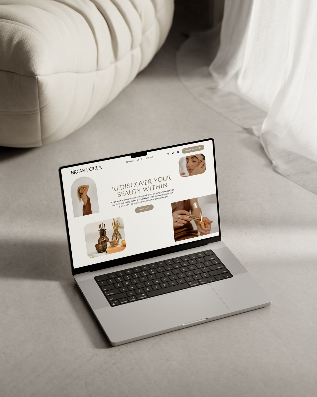 n/volve collective - Website and Brand Design for Brow Expert and ...