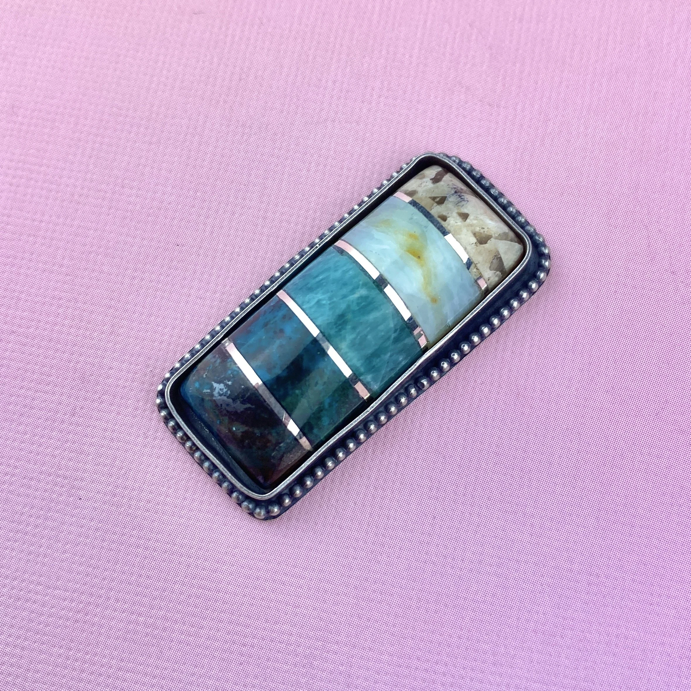 Metamorphose Inlay Pendant — Caitlin Albritton Jewelry