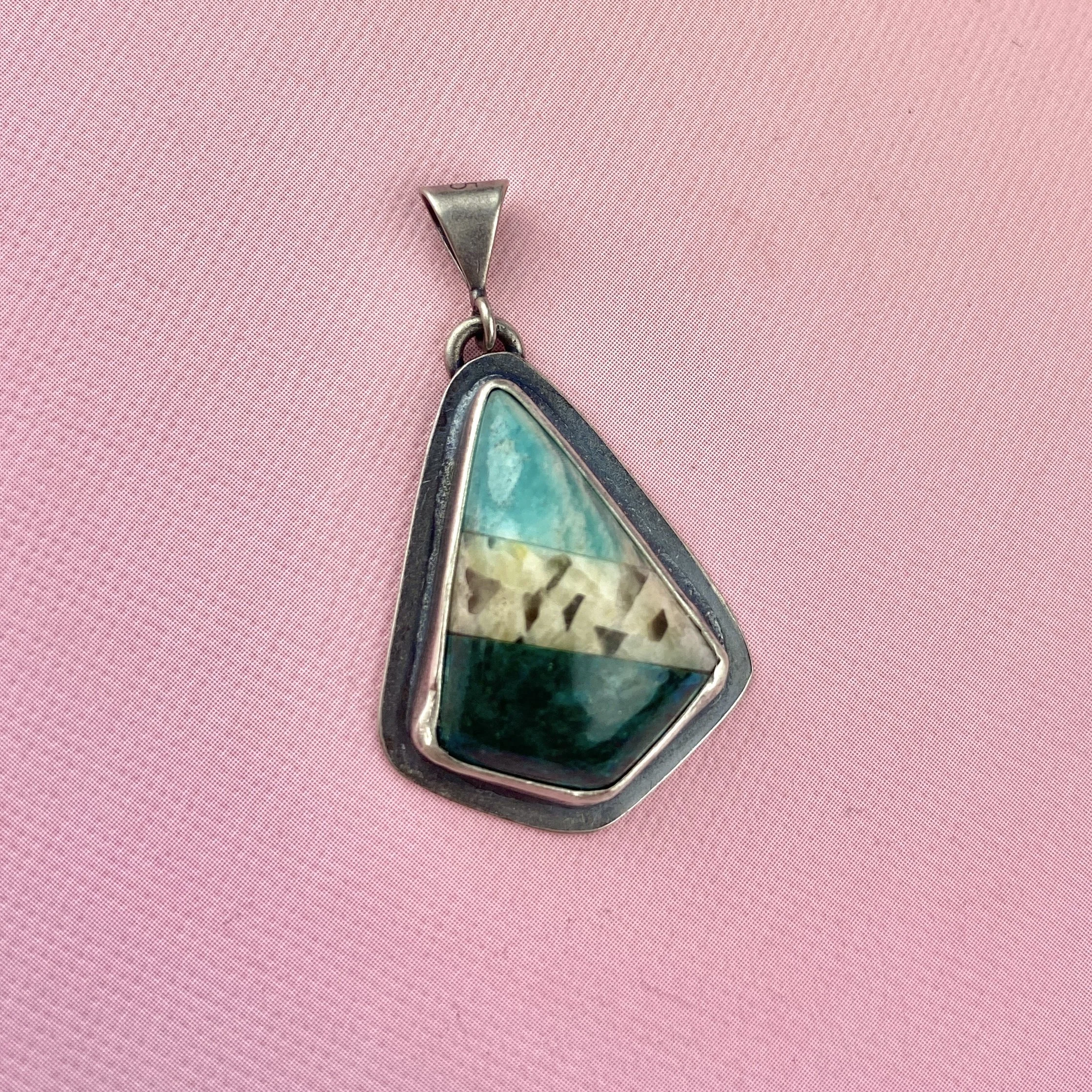 Metamorphose Inlay Pendant — Caitlin Albritton Jewelry