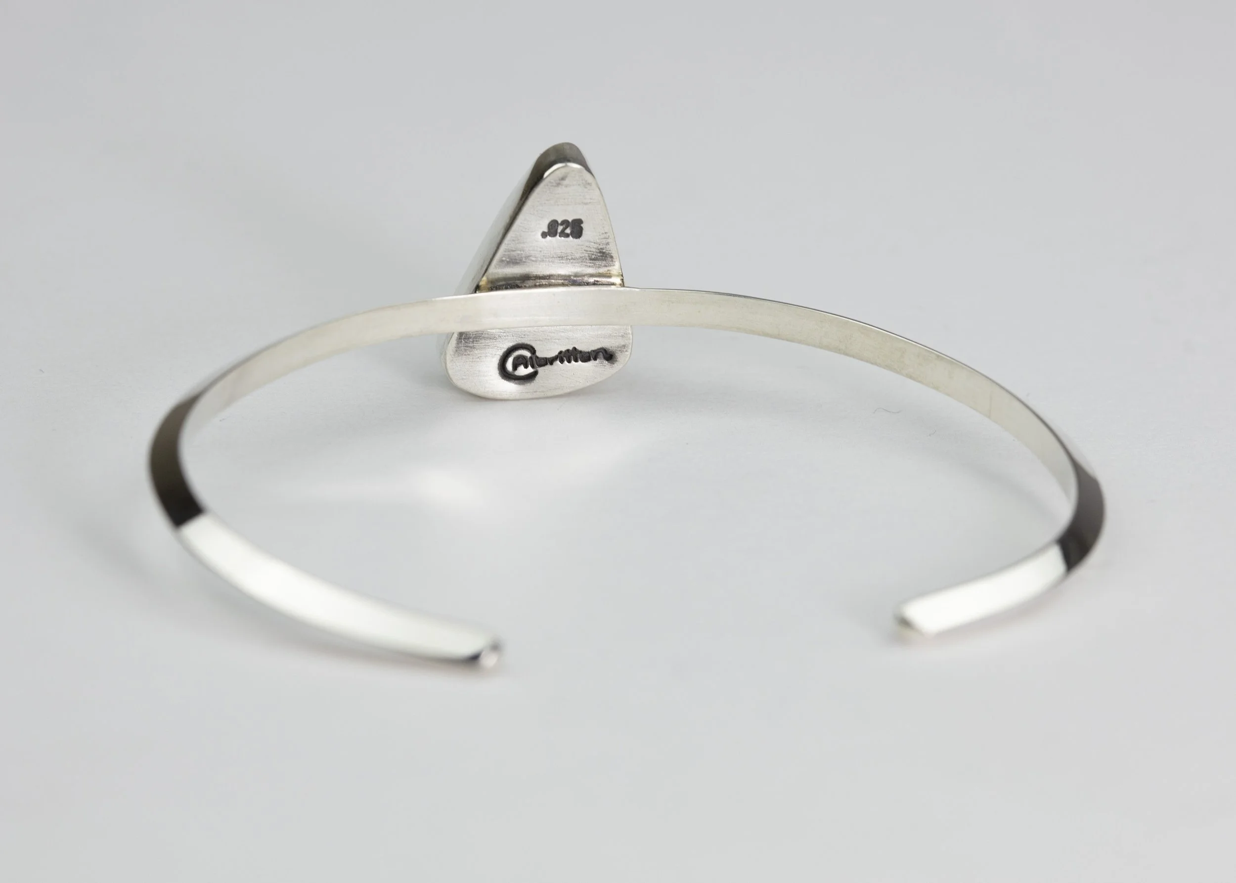 Deep Stretch Inlay Cuff Bracelet — Caitlin Albritton Jewelry