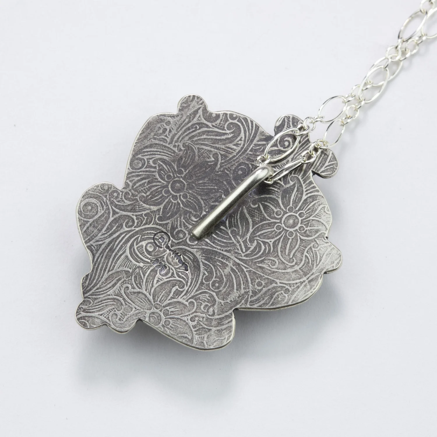 Labradorite + Howlite Cameo Necklace — Caitlin Albritton Jewelry
