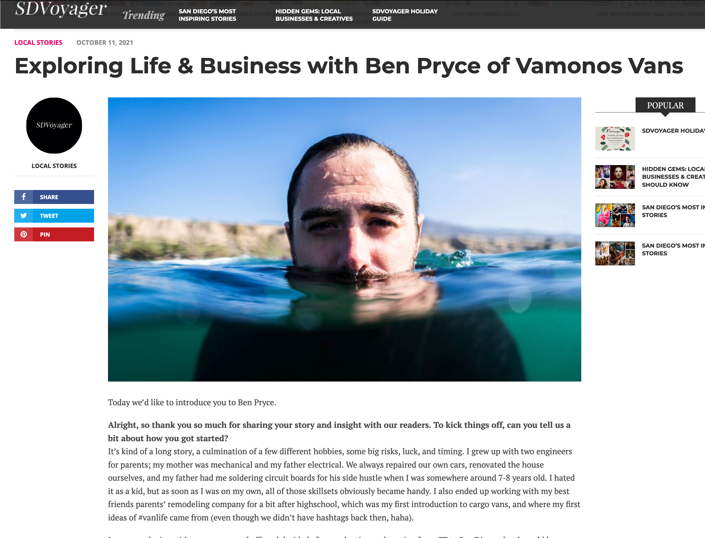 Vamonos Vans Media Coverage — Vamonos Vans