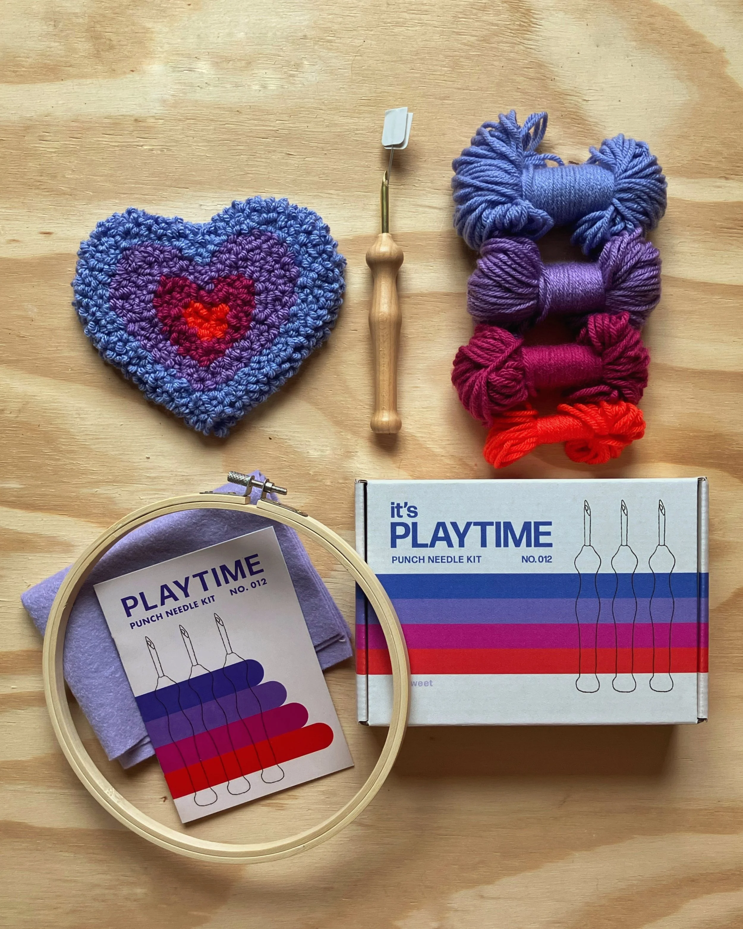 funky flower punch needle kit — LMTWEET | art & design
