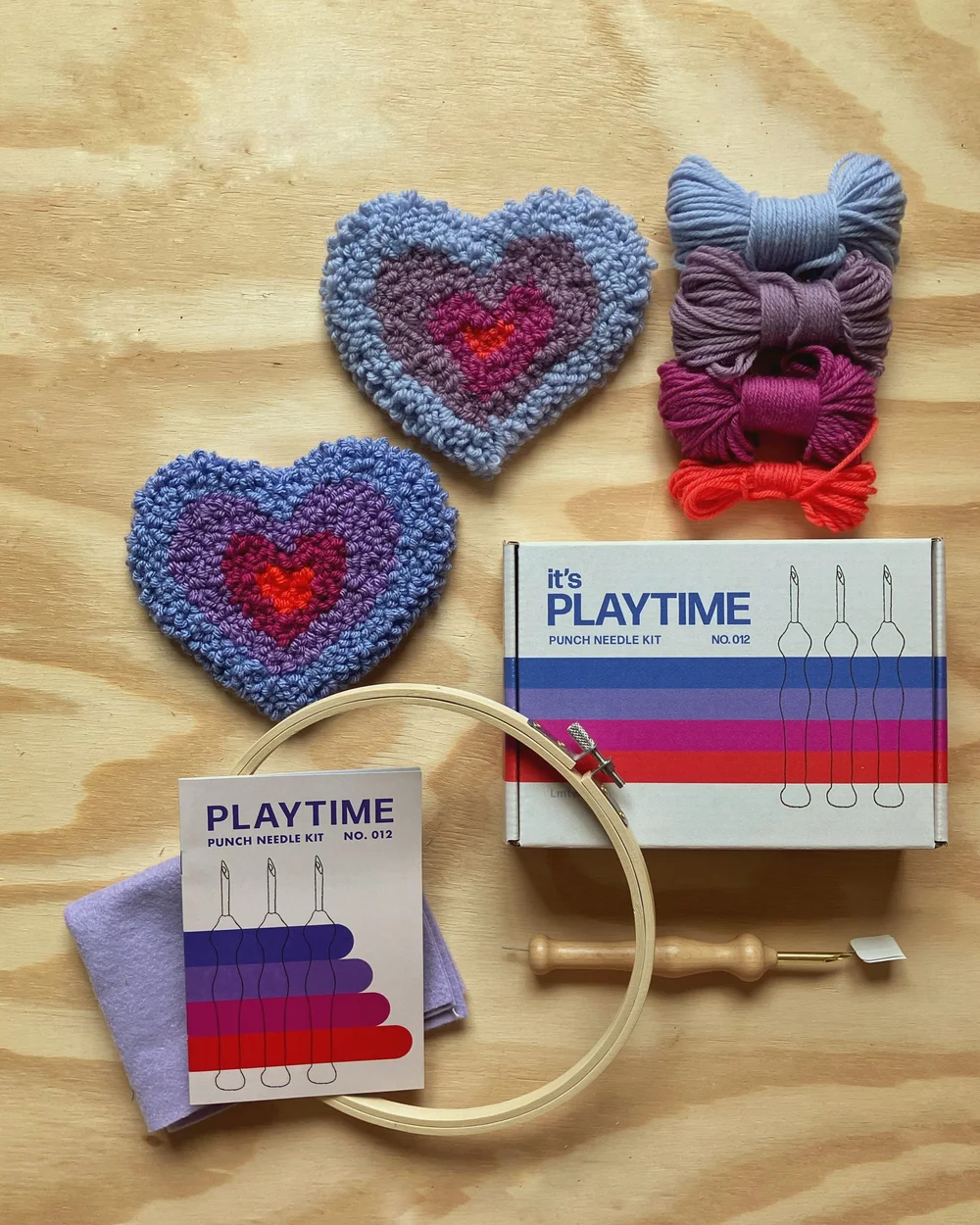 funky flower punch needle kit — LMTWEET | art & design