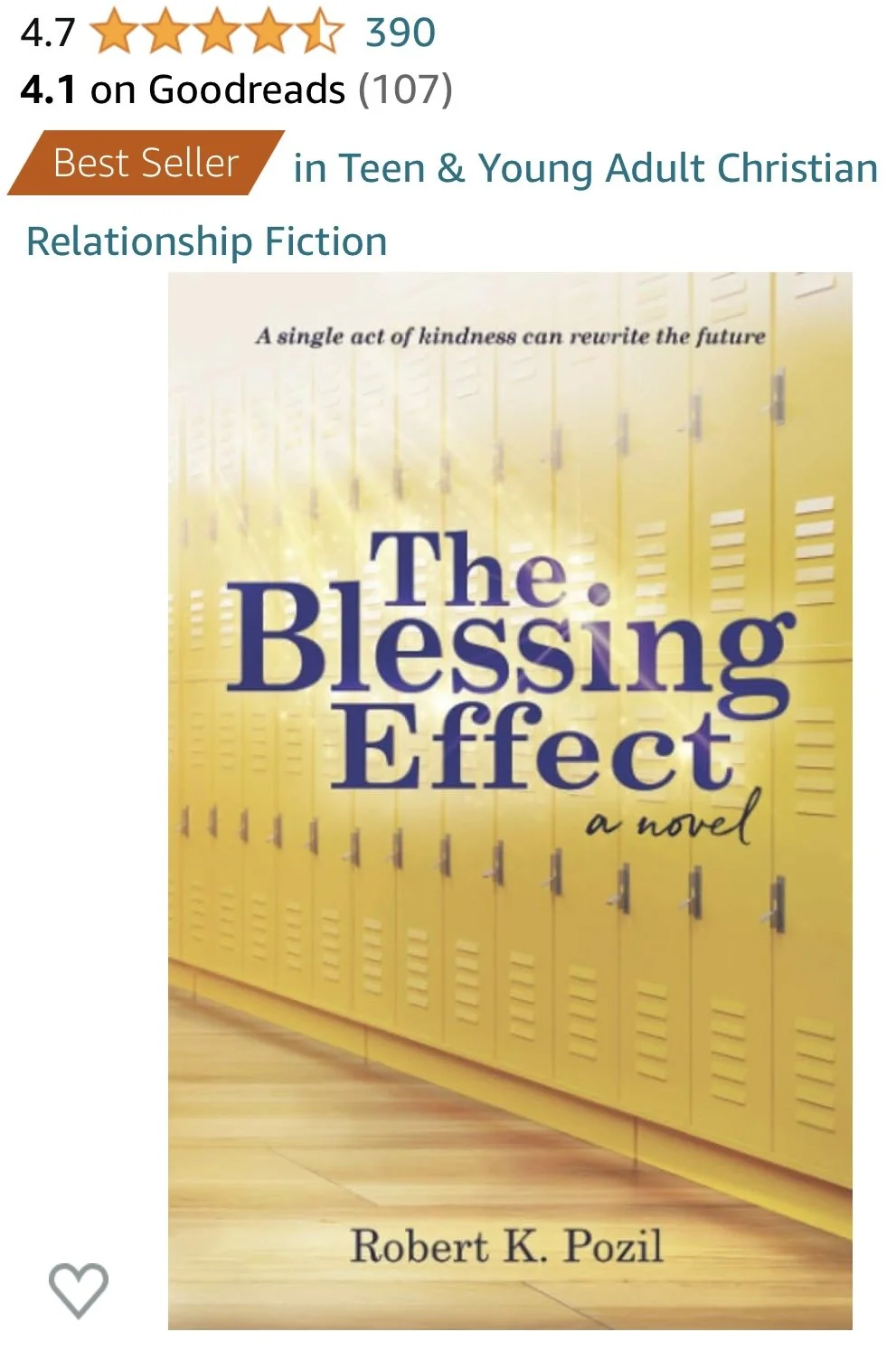Learn more about the youth-fiction novel, The Blessing Effect. Written ...