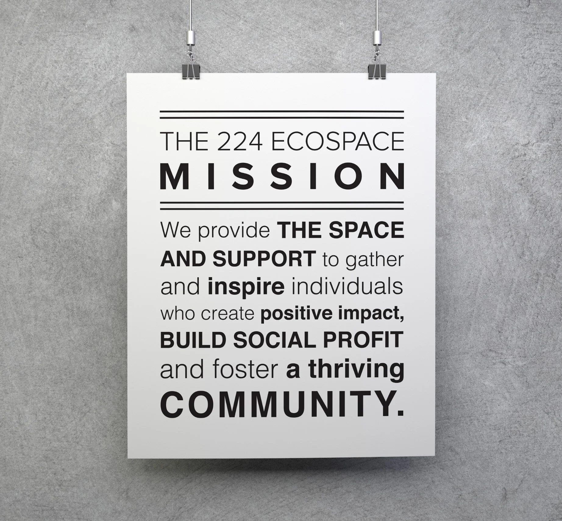 The 224 Ecospace